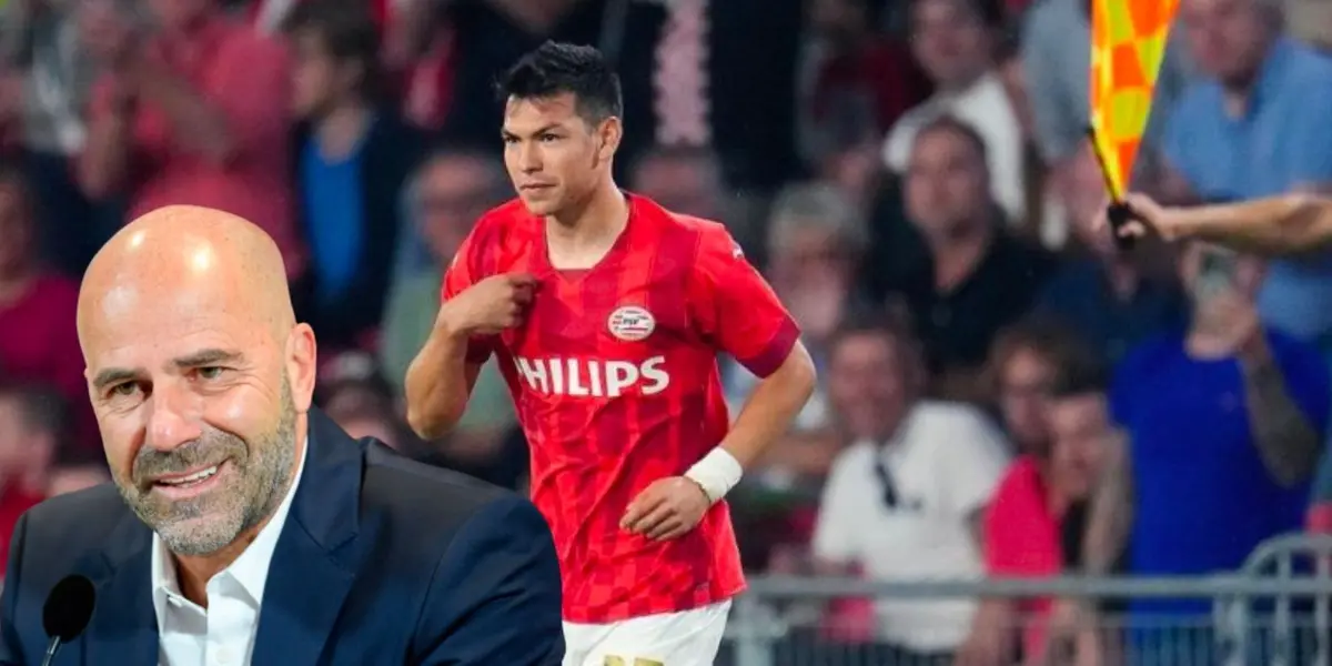 Hirving Lozano marcó un gol con el PSV y el DT le hizo el feo de la ...