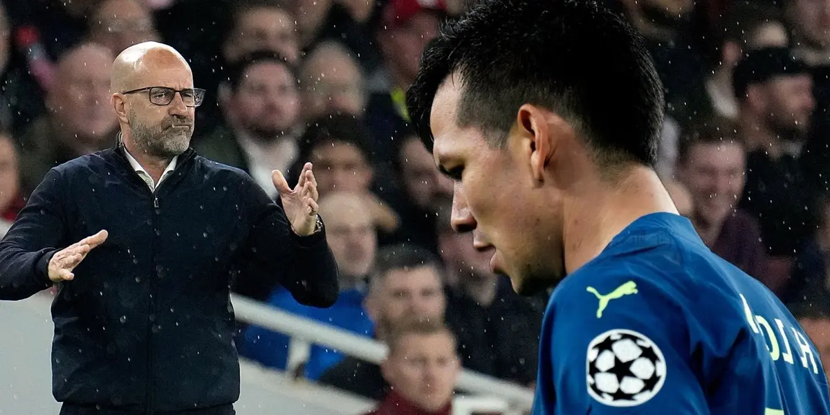 Pierden contra el Arsenal y DT del PSV ningunea a Hirving Lozano y compañía