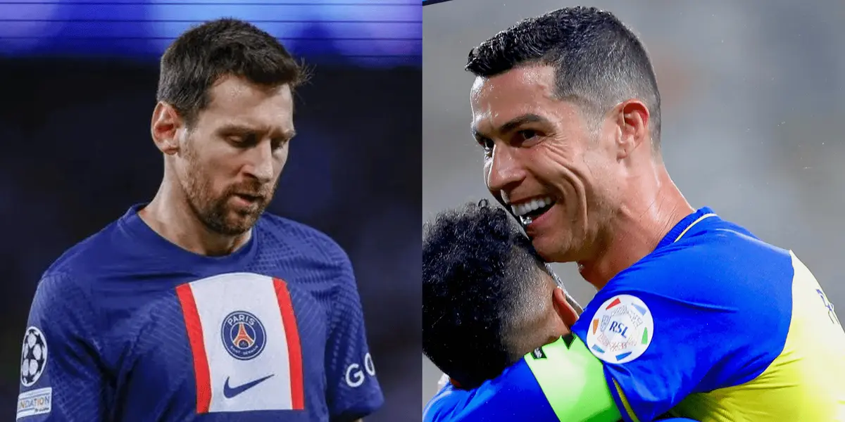 Hasta en Arabia, Cristiano se muestra firme y hace más que Messi por ...