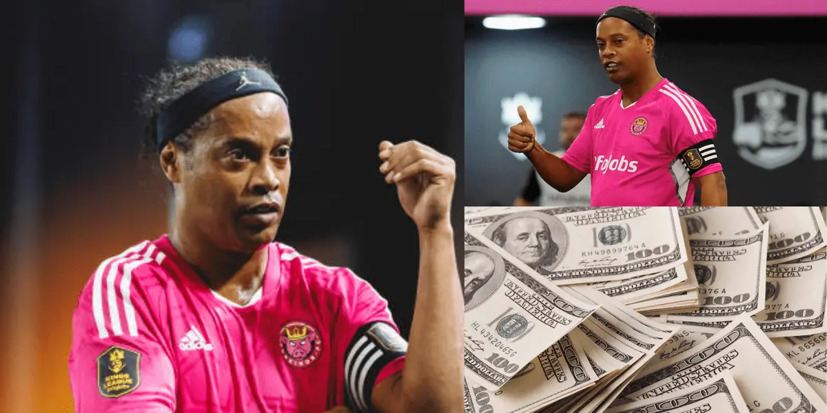 Antes tenía 100 millones, lo que hace ahora Ronaldinho para recuperar ...