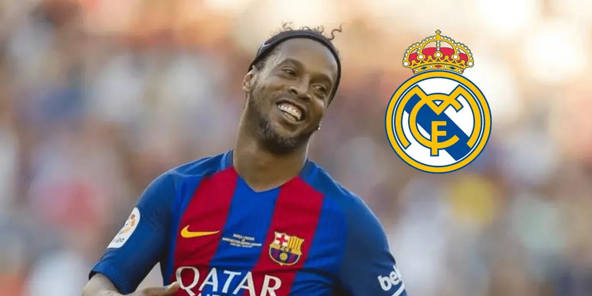 Ronaldinho cumple nuevo sueño al lado de una leyenda del Real Madrid