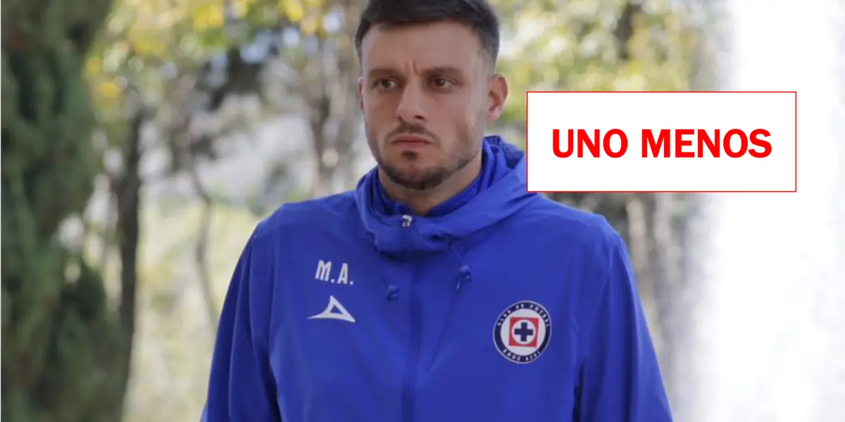 El jugador que es uno menos en Cruz Azul y Anselmi pensaría en no ponerlo