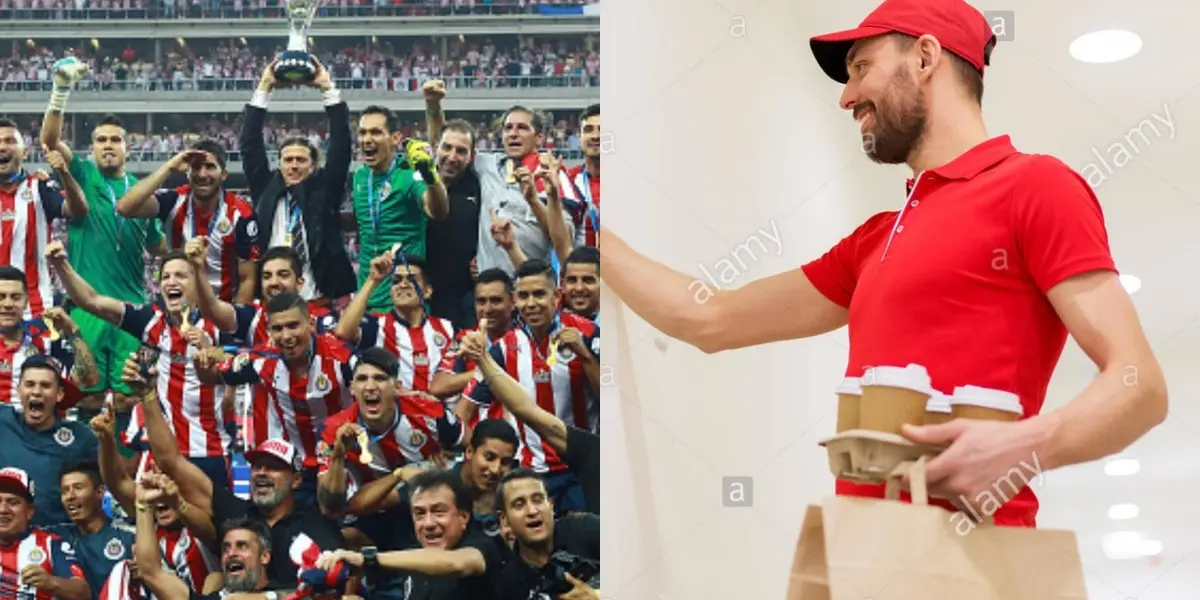 Fue campeón con Chivas en 2017, ahora reparte café