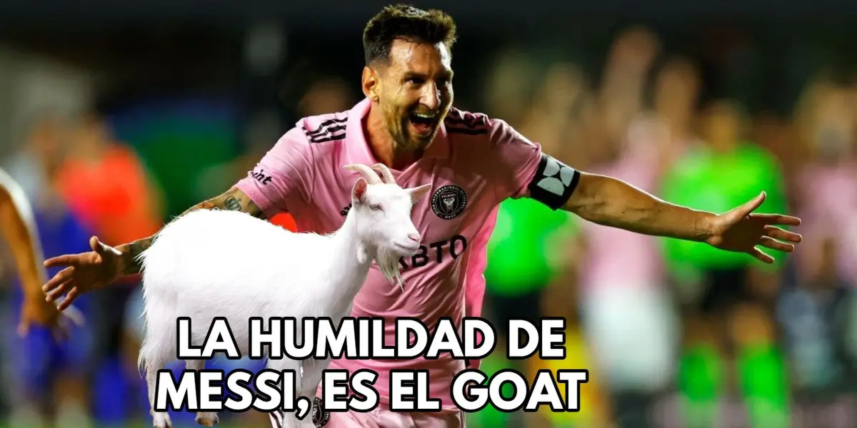Humildad, lo que hizo Messi tras su 1er gol con el Inter Miami, por eso ...