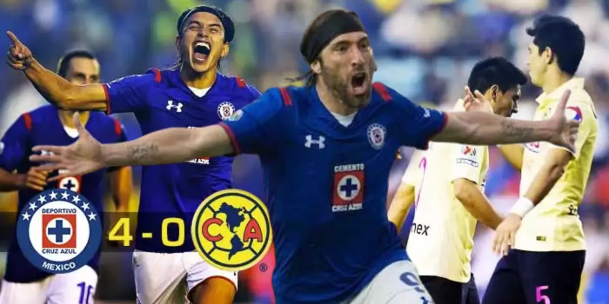 Hizo un gol en el Cruz Azul 4 América 0, así luce ahora Mariano Pavone