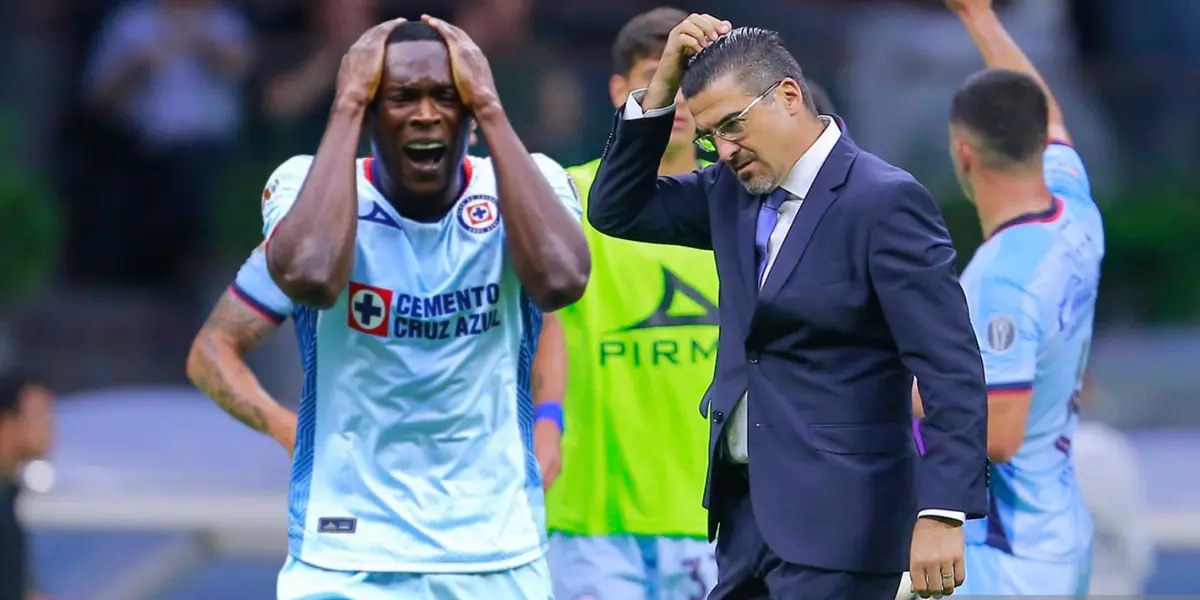 Moreno definió el futuro de Cambindo tras el empate de Cruz Azul ante ...
