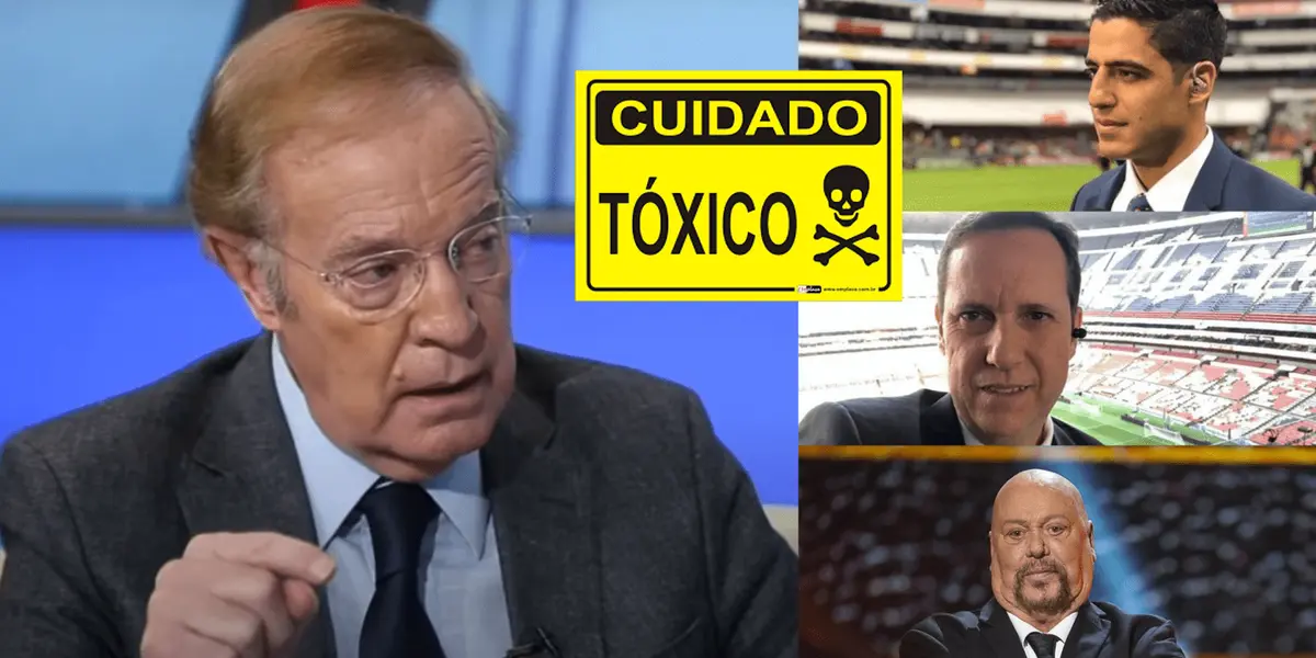 El narrador más toxico de Televisa, según José Ramón Fernández