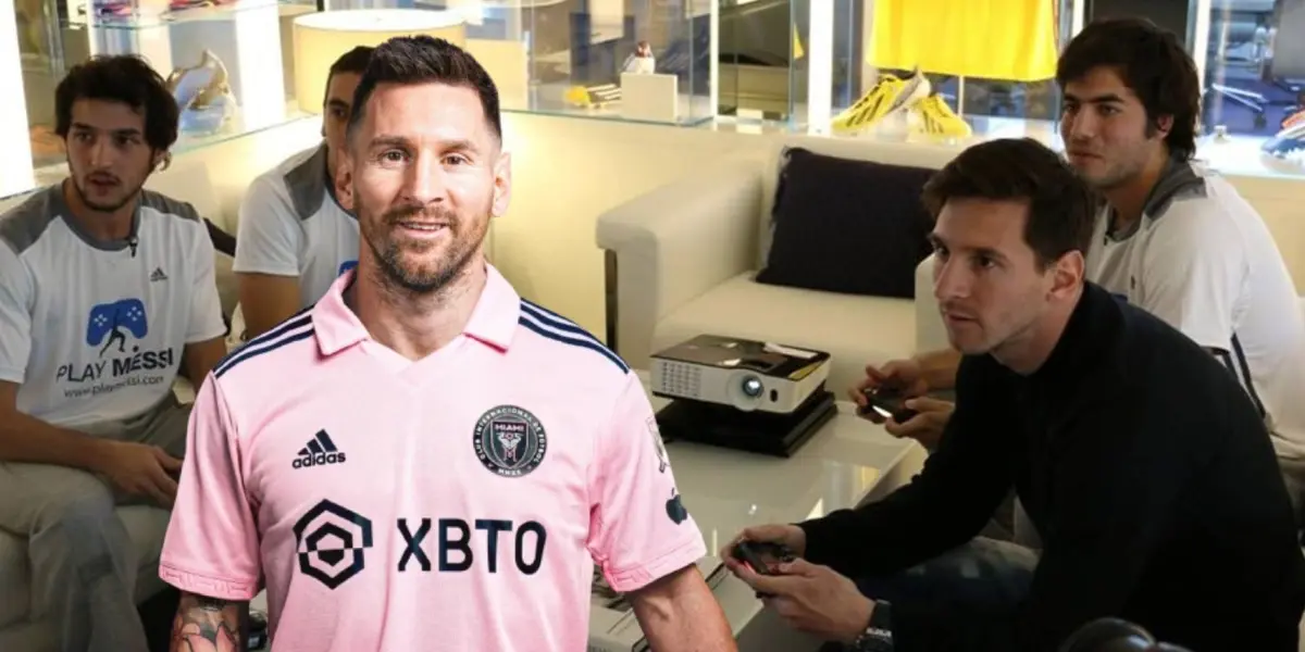 Como en la PlayStation, la jugada de Messi en modo fácil en el Inter de ...