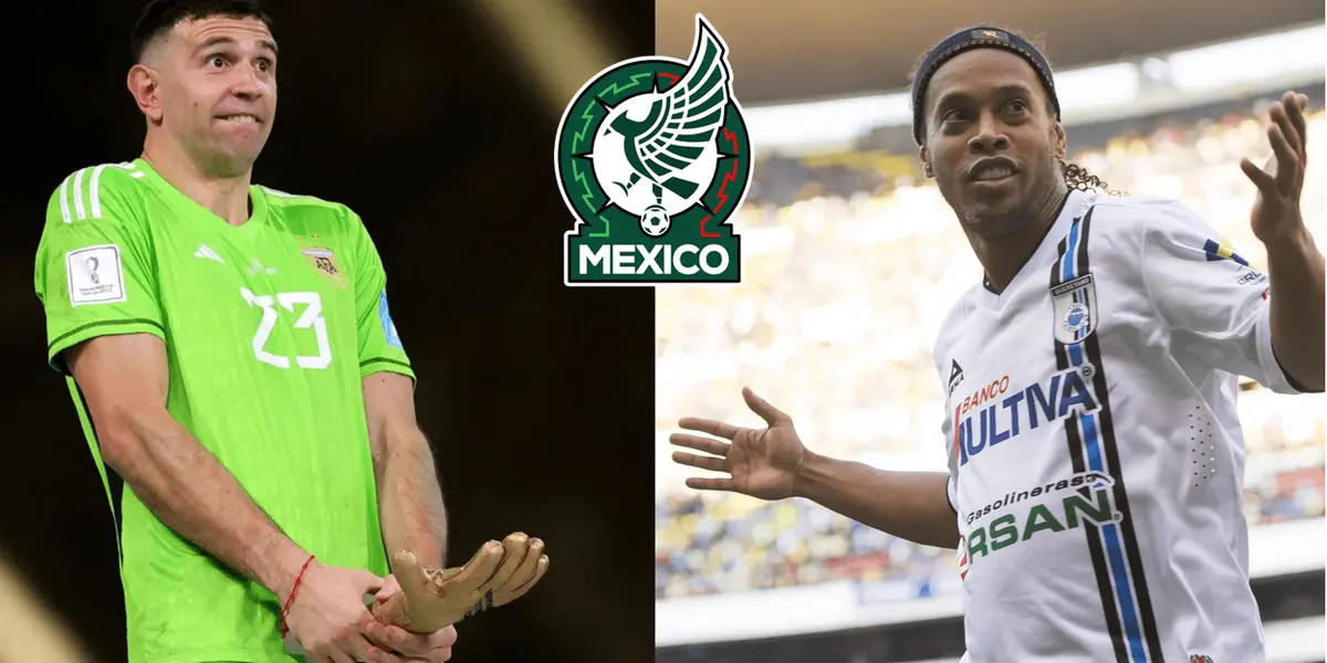 Mientras el Dibu Martínez rechazó el sombrero de México, lo que hizo ...