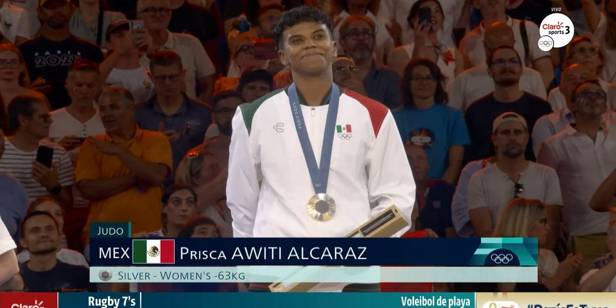 Awiti alcanzó la presea plateada en judo y recibirá millones por su logro