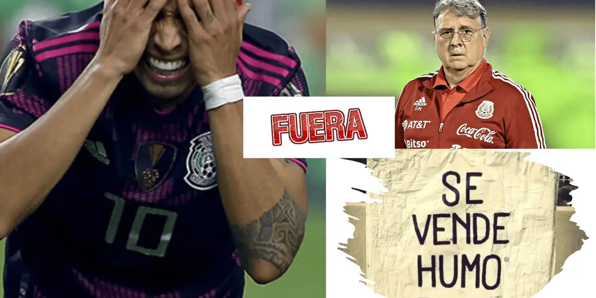 Se cansó del cuento y el humo de Martino, se va del Tri antes del Mundial