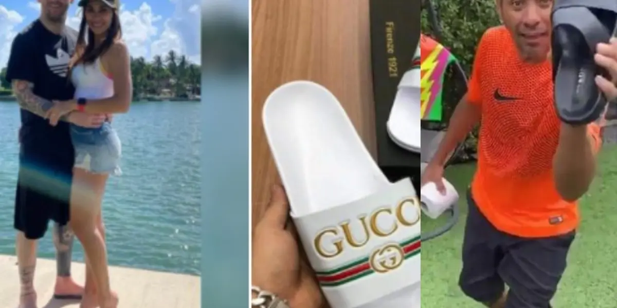 La diferencia de precio entre las chanclas de Lionel Messi y las que ...
